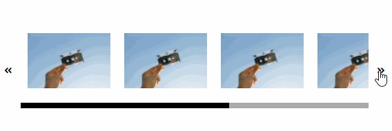 Horizontal Scrolling Div With Arrows Using HTML And CSS